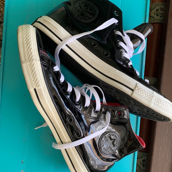 Converse | Shoes | Rare Converse Patent Leather Sneakers | Poshmark